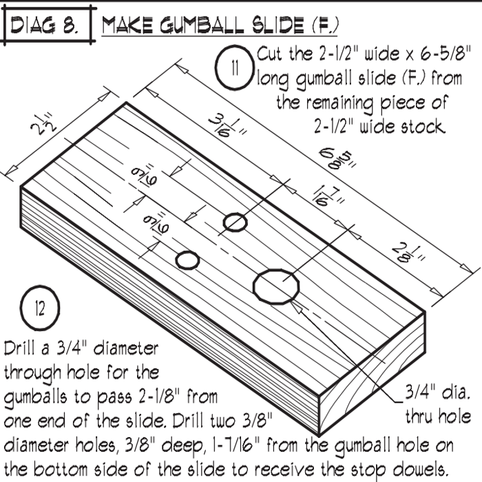 Gumball Machine DIY Woodworking Plan – FurniturePlans.com